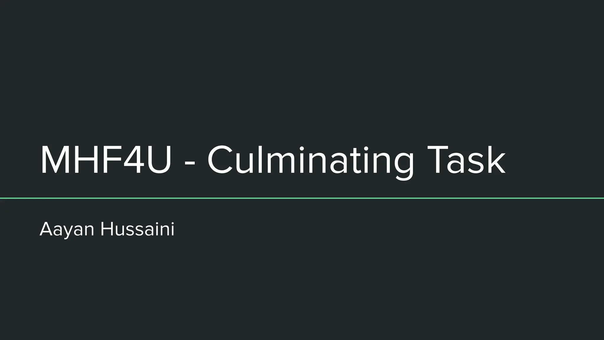 MHF4U - Culminating Task.pdf