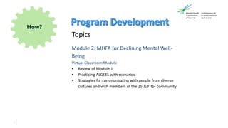 MHFA Blended English | PPTX