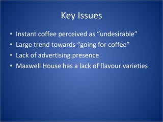 Maxwell House Campaign Project | PPT