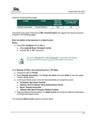 9 central sales tax (CST) | PDF
