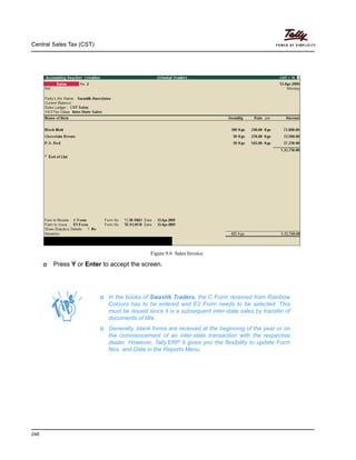 9 central sales tax (CST) | PDF