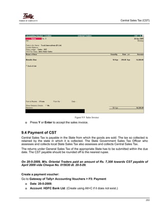 9 central sales tax (CST) | PDF