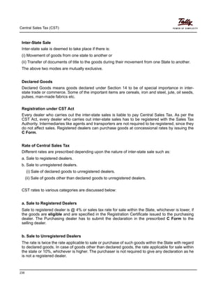 9 central sales tax (CST) | PDF