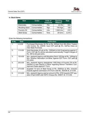 9 central sales tax (CST) | PDF