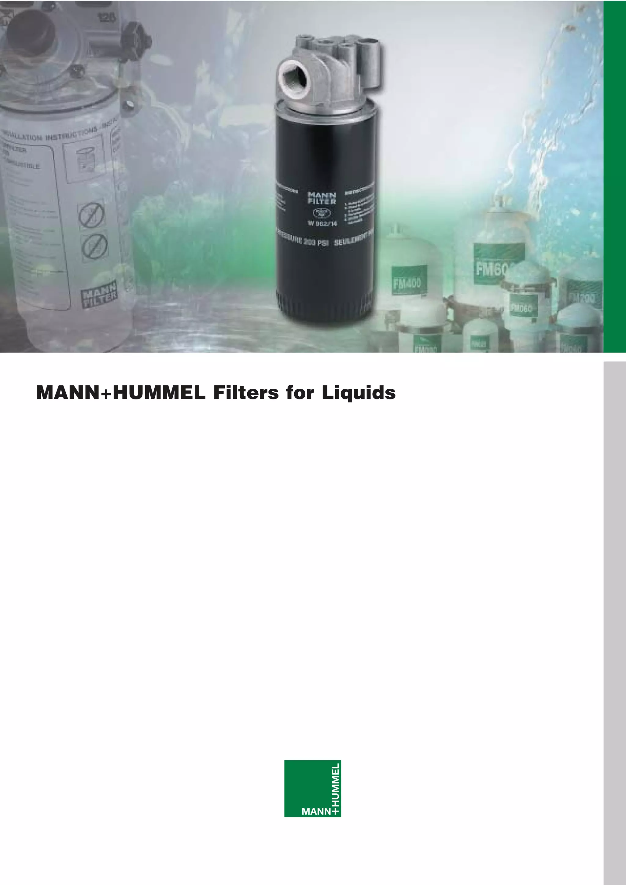 MANN Filter ไส้กรองคุณภาพ | PDF