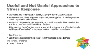 Responding to Stress | PPTX