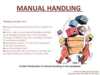 Mh Manual Handling | PPT