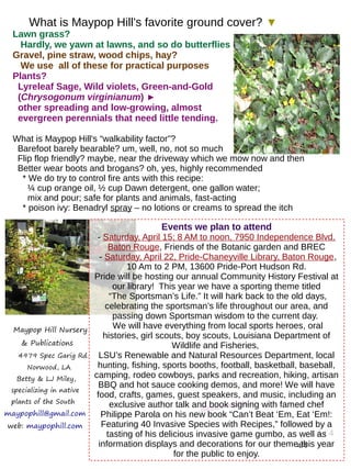 MH Newsletter April 2023.pdf | Gardening | Home & Garden