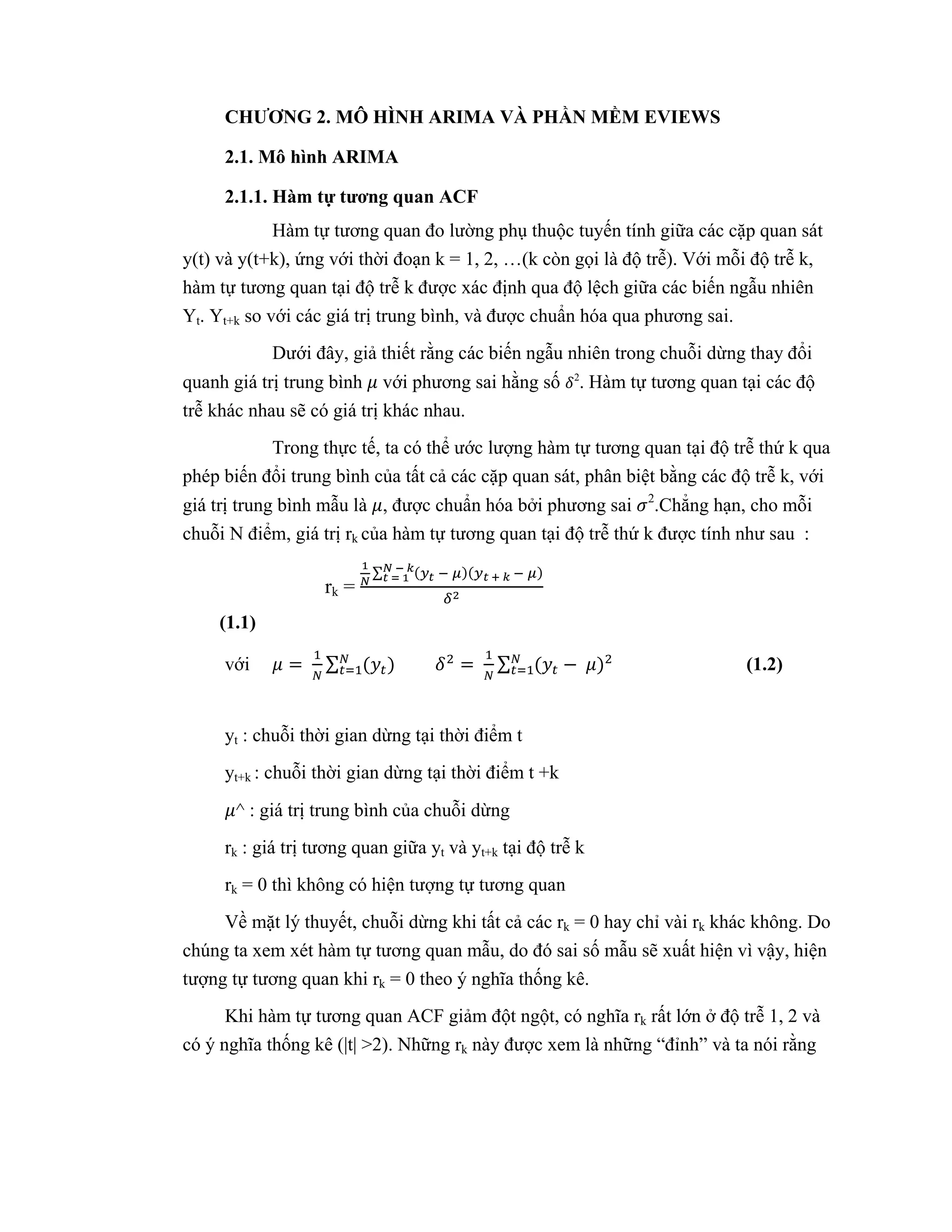 Mô hình arima | PDF