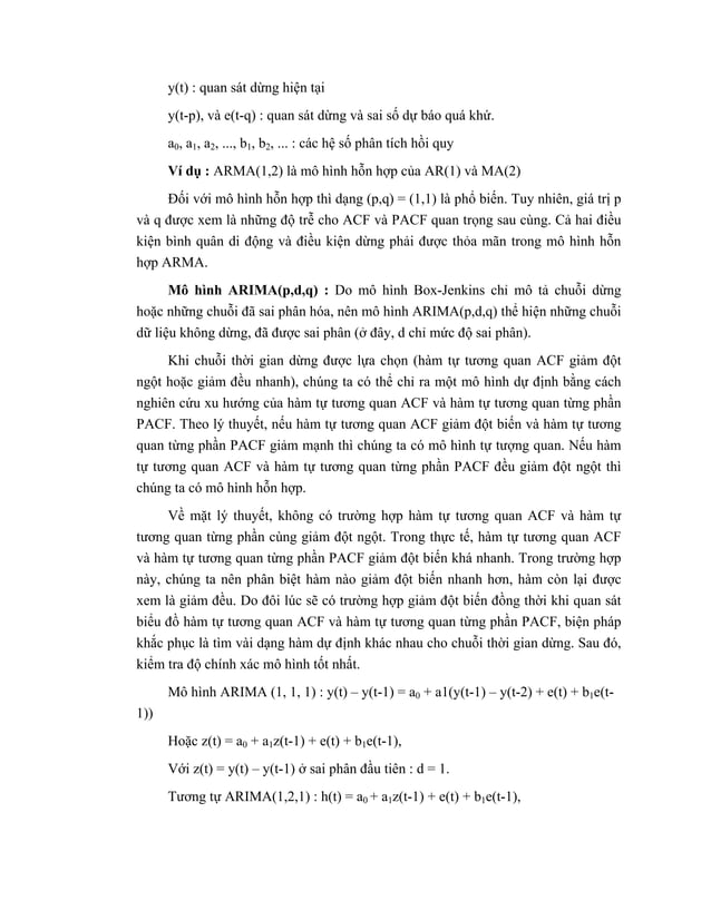 Mô hình arima | PDF