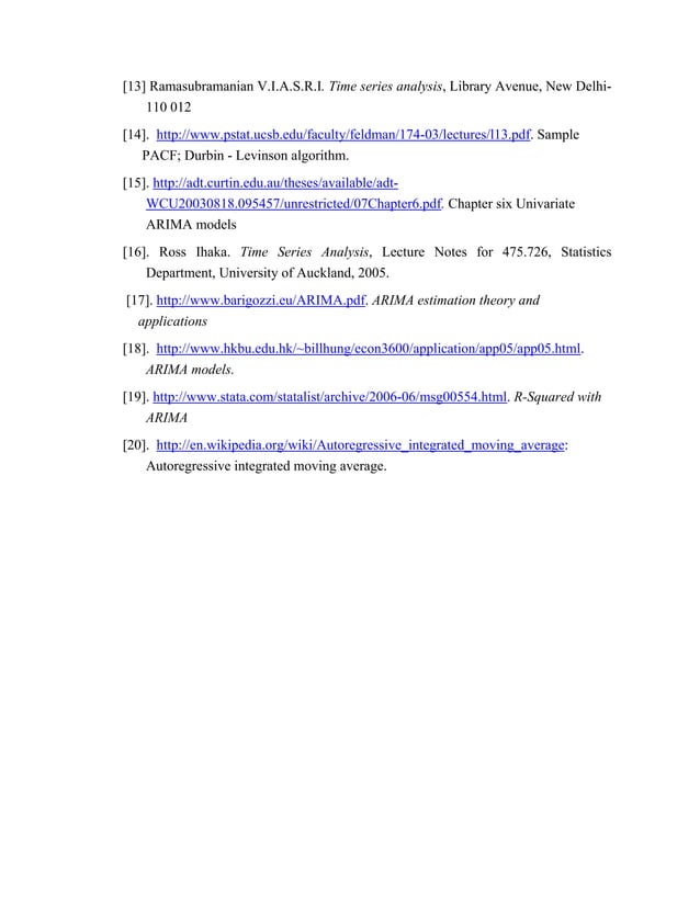 Mô hình arima | PDF