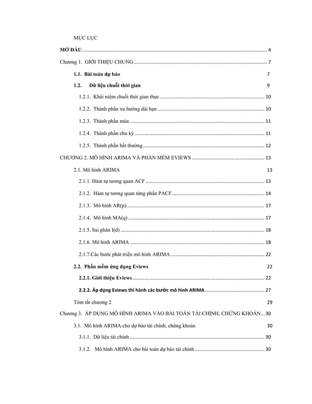 Mô hình arima | PDF