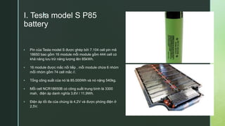 mô hình hoá ô tô điện Tesla model S P85.pptx
