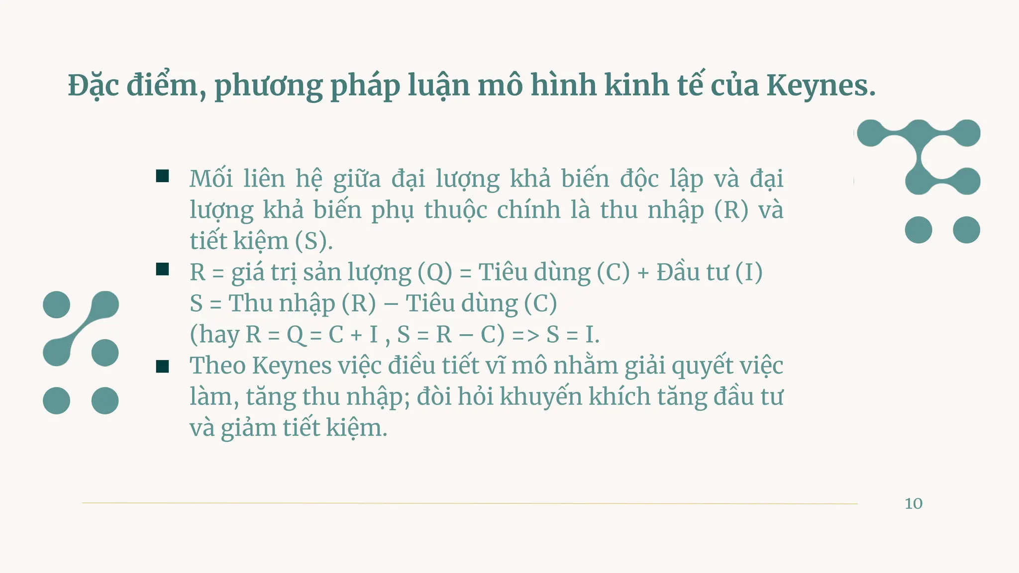 MÔ HÌNH KINH TẾ CỦA KEYNES (1884 - 1946). .pptx