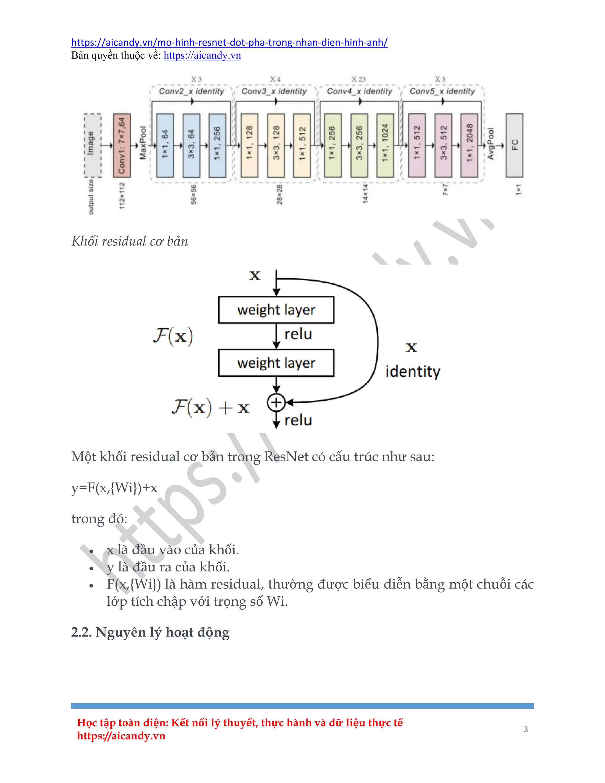 Mô hình ResNet - Đột phá trong nhận diện hình ảnh.pdf