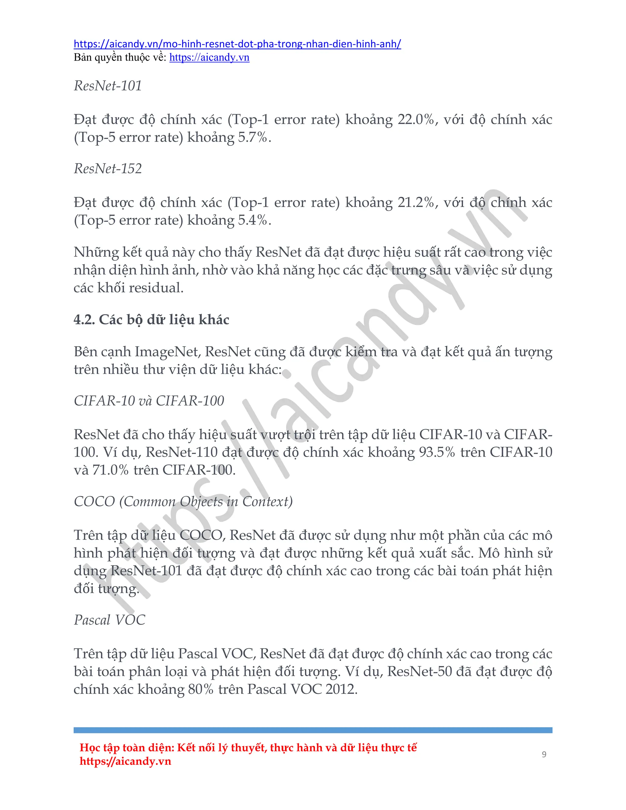 Mô hình ResNet - Đột phá trong nhận diện hình ảnh.pdf