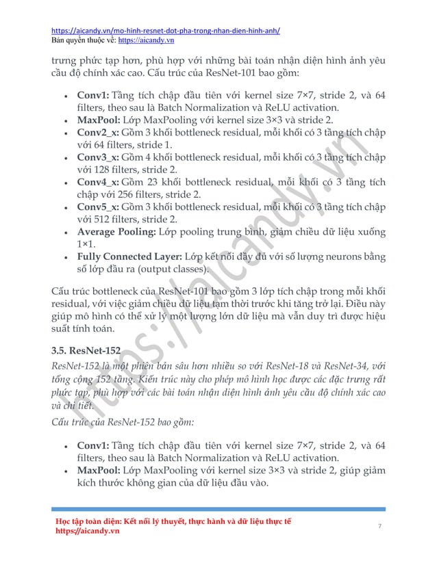 Mô hình ResNet - Đột phá trong nhận diện hình ảnh.pdf