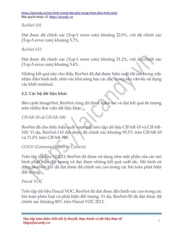 Mô hình ResNet - Đột phá trong nhận diện hình ảnh.pdf
