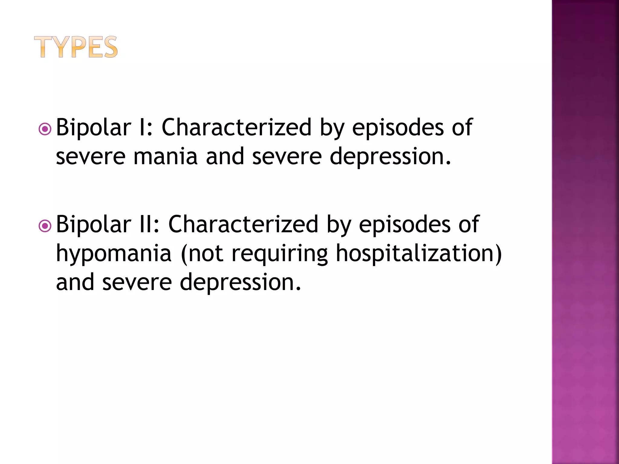 bipolar affective disorder | PPTX