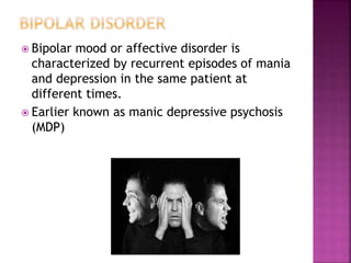 bipolar affective disorder | PPTX