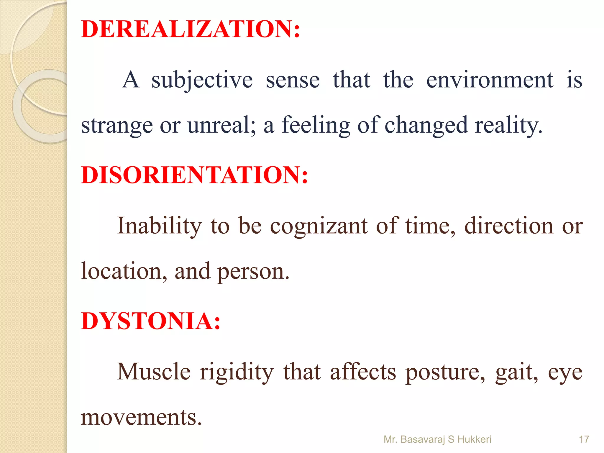 TERMINOLOGY IN MENTAL HEALTH NURSING, PSYCHITRIC NURSING | PPTX