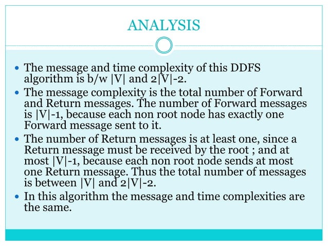 distributed depth-first search | PPTX | Databases | Computer Software and Applications