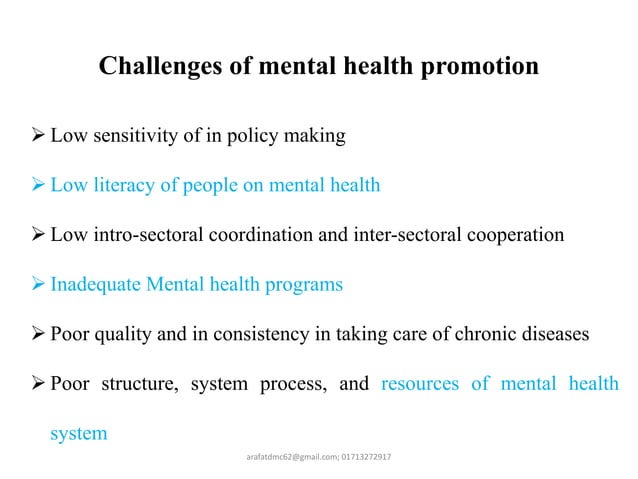 Mental Health Promotion | PPTX