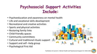 Mental Health and Psychosocial Support Activity.pptx | Mental Health ...