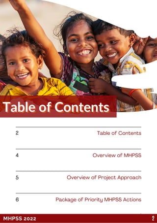 MHPSS Infographic - Strengthening Mental Health And Psychosocial ...