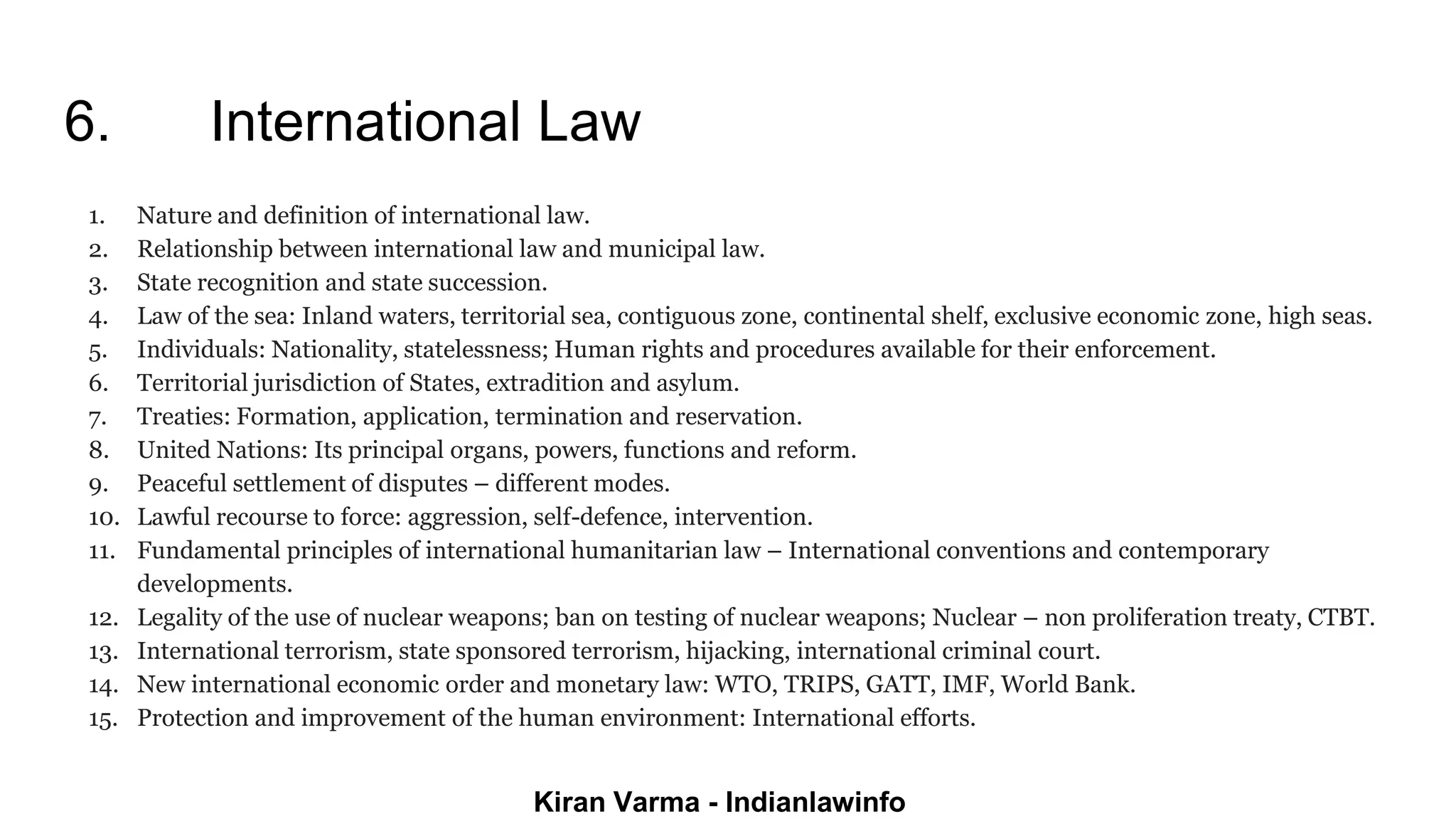 Law subject in upsc | PPT