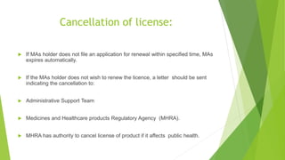 Medicines and Healthcare products Regulatory Agency(MHRA) | PPTX