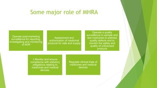 Medicines and Healthcare products Regulatory Agency(MHRA) | PPTX