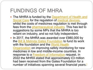 MHRA.pptx | Pharmaceutical Industry | Industries