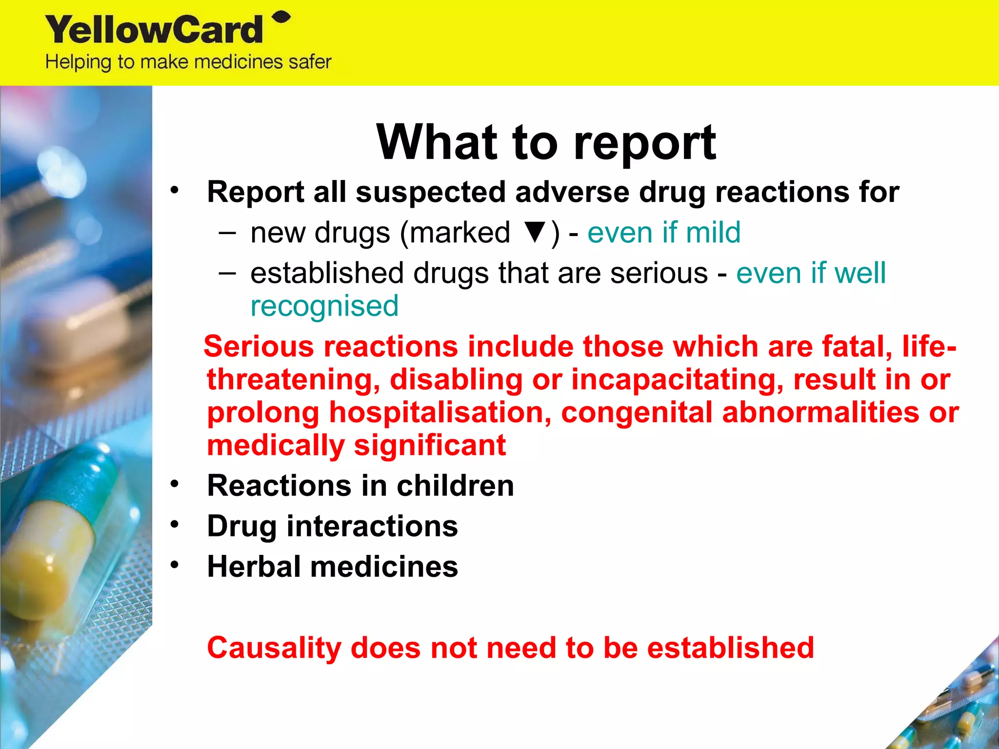 MHRA Yellow Card Scheme | PPT