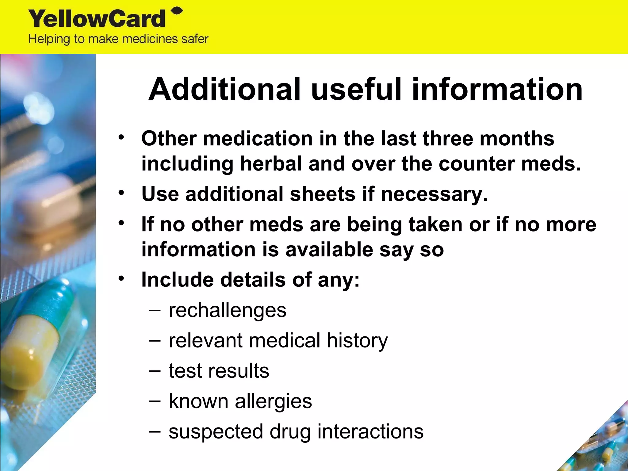 MHRA Yellow Card Scheme | PPT