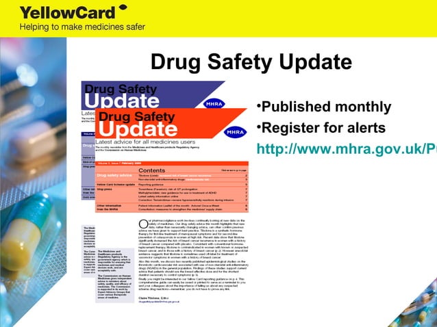 MHRA Yellow Card Scheme | PPT | Pharmaceutical Drugs | Medical Health