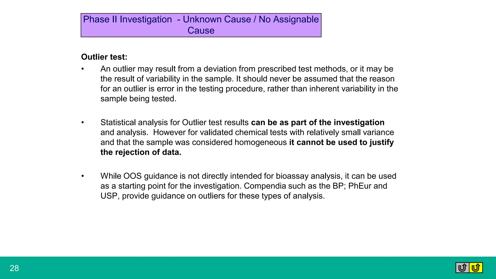 MHRA_OOS_OOT_Investigation_Training_MHRA | PPTX