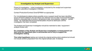 MHRA_OOS_OOT_Investigation_Training_MHRA | PPTX