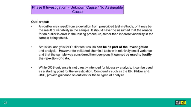 MHRA_OOS_OOT_Investigation_Training_MHRA | PPTX