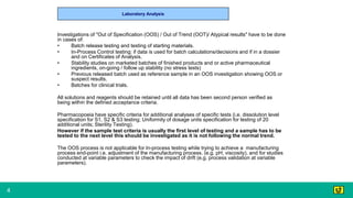 MHRA_OOS_OOT_Investigation_Training_MHRA | PPTX