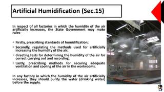 Factories ACT 1948 | PPTX | Indoor Environmental Quality | Home & Garden