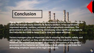 Factories ACT 1948 | PPTX