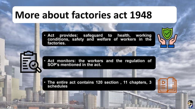 Factories ACT 1948 | PPT