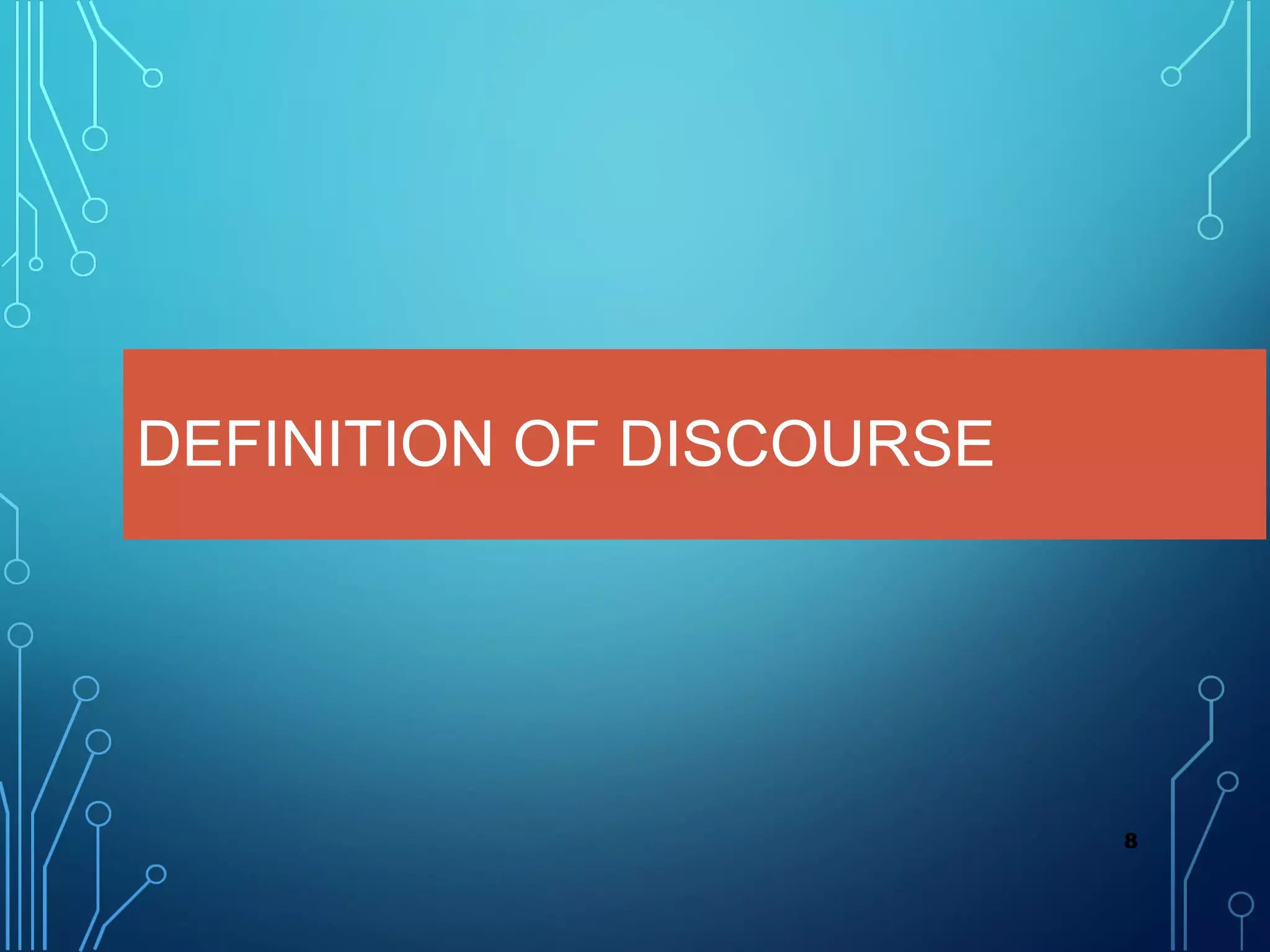 Discourse Ppt
