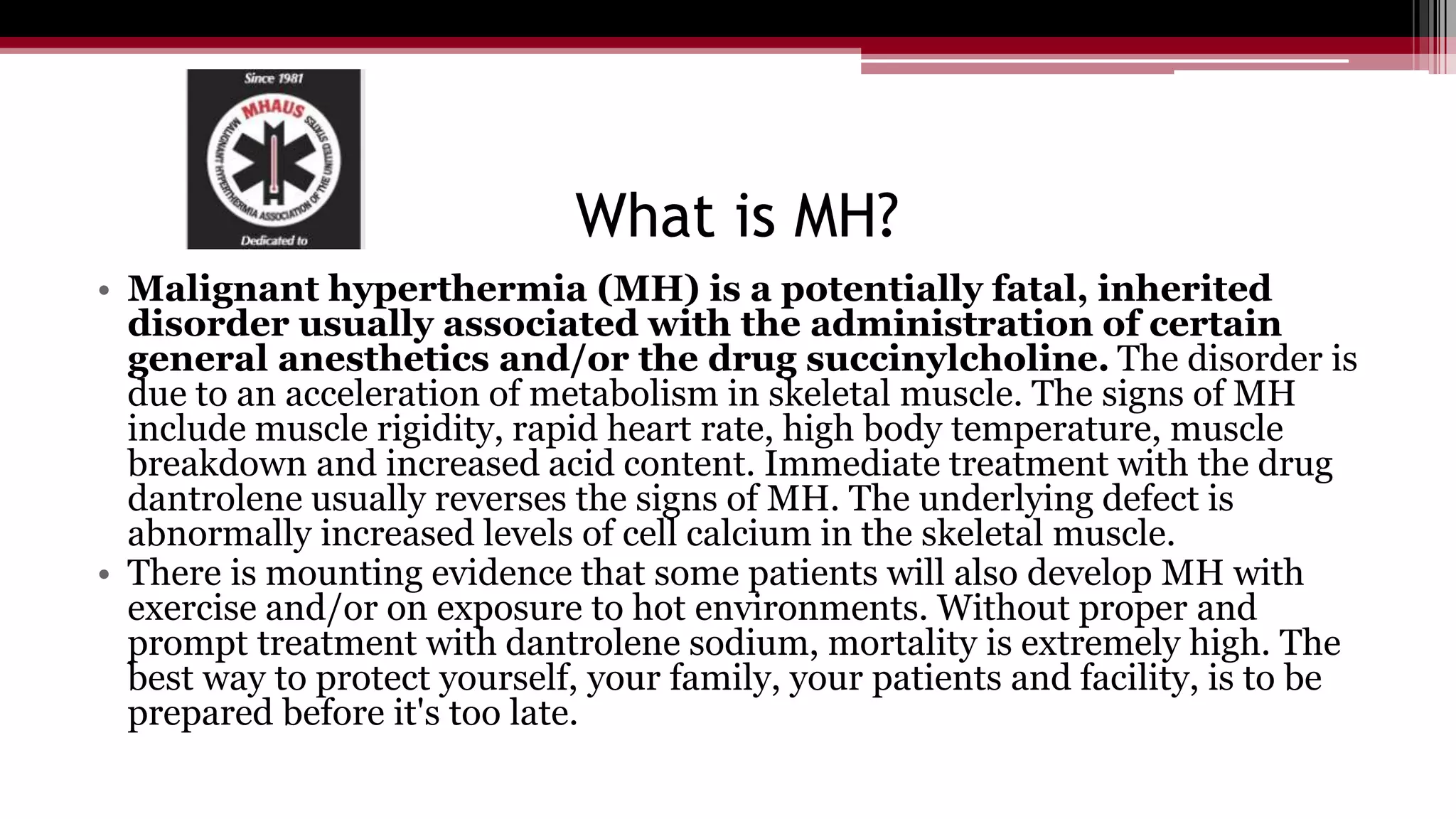 Malignant Hyperthermia Carts | PPT