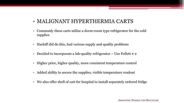 Malignant Hyperthermia Carts | PPT