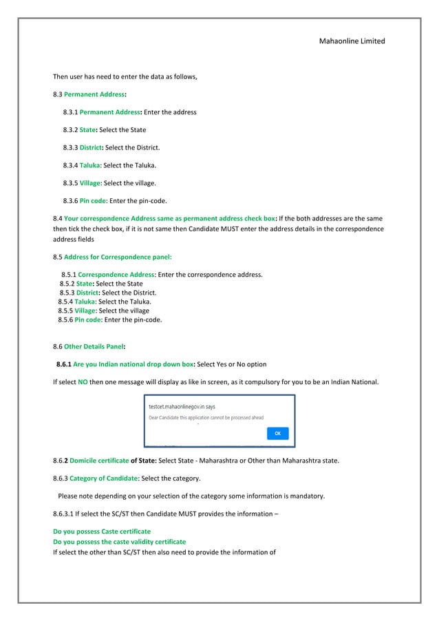 Mht cet user manual | PDF | Email | Internet