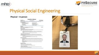 MHTA Social Engineering Presentation - 050917 | PPT