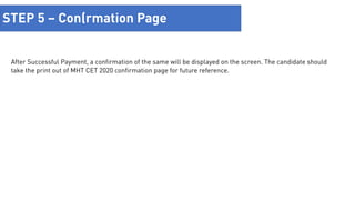 Mht cet 2020 final | PPT