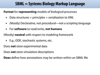 Recent software and services to support the SBML community | PDF | Programming Languages | Computing